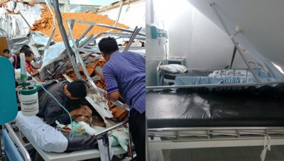 Atap Paviliun RSAL Ambruk, Empat Orang Terluka - TIMES Indonesia
