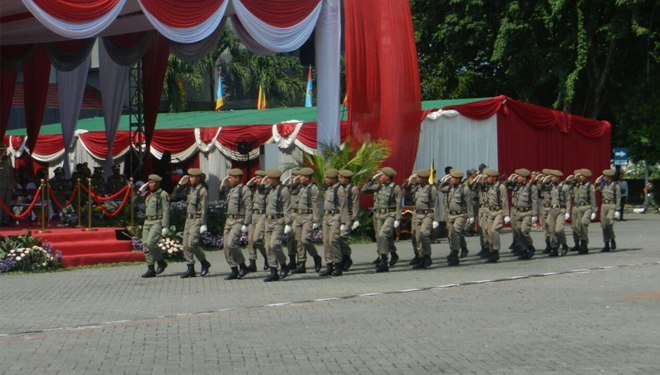 Satpol PP Jember Raih Juara Favorit dalam HUT ke 68 - TIMES Indonesia