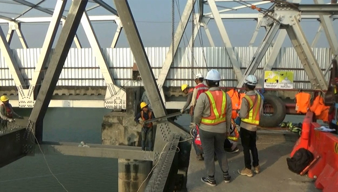 Menteri PUPR: Pengerjaan Segmen Kerangka Baja Jembatan Widang Sudah 50 ... Menteri PUPR: Pengerjaan Segmen Kerangka Baja Jembatan Widang Sudah 50 ...