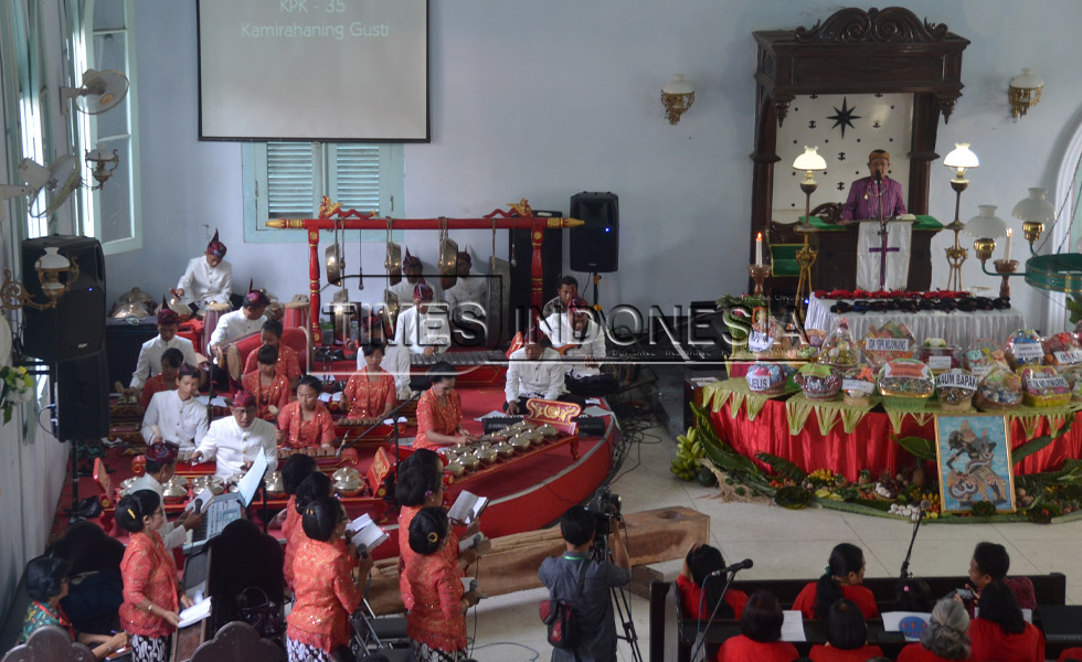 Unduh-Unduh, Tradisi Umat Kristiani di Mojowarno - TIMES Indonesia