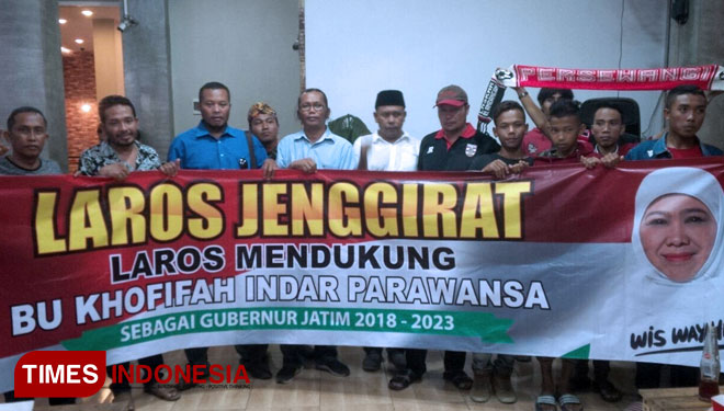 Persewangi Banyuwangi dan Laros Jenggirat Deklarasi Dukung Khofifah ...