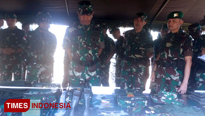 Ini Pesan Pangdam V/Brawijaya kepada Satgas Yonif Mekanis 521/DY ...