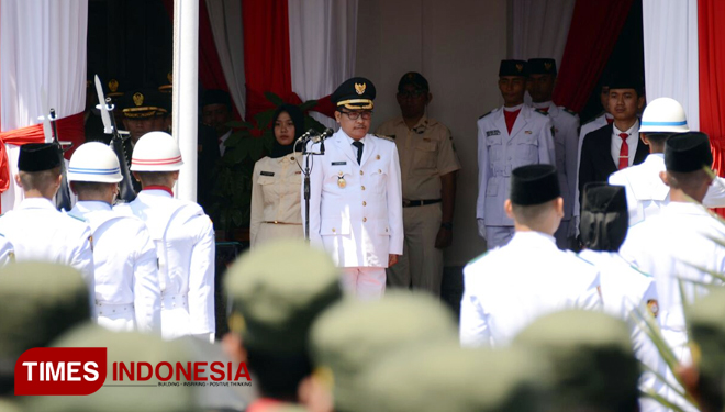 Upacara Kemerdekaan Di Kota Malang Berlangsung Khidmat Times Indonesia