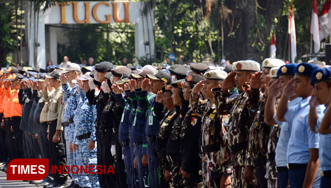 Upacara Kemerdekaan Di Kota Malang Berlangsung Khidmat Times Indonesia