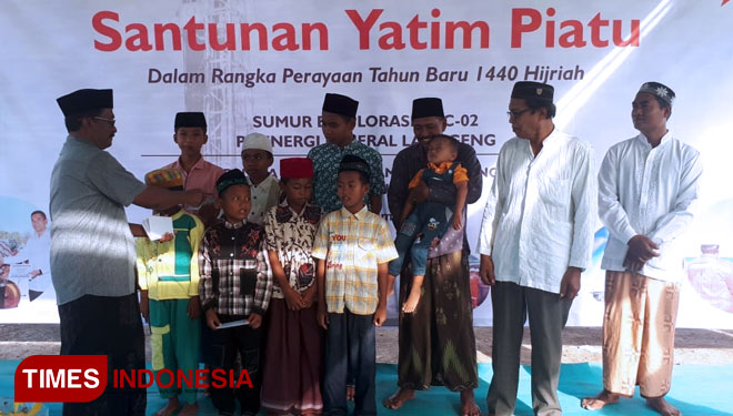 Rayakan Tahun Baru Hijriah, SKK Migas-EML Santuni Yatim Piatu - TIMES ...