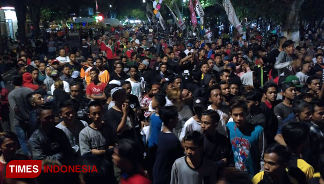 Ribuan Peserta Meriahkan Gerak Jalan Tradisional Mabon - TIMES Indonesia