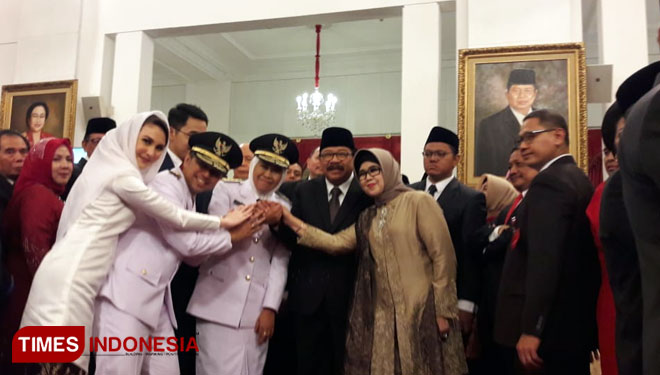 SK Presiden RI Nomor 2/P 2019 Resmikan Khofifah-Emil Jabat Gubernur-Wagub Jatim - TIMES Indonesia
