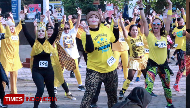 Yellow Zumba Party, Silaturahmi Sehat Bersama Ahmad Irawan - TIMES ...