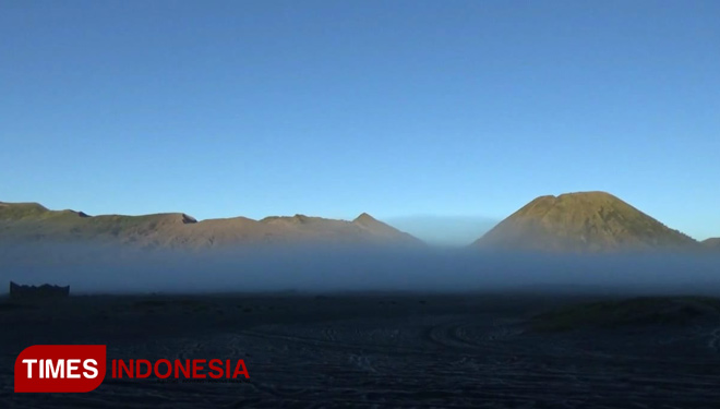 Frozen Area in Bromo Getting Wider through the Desert - TIMES Indonesia