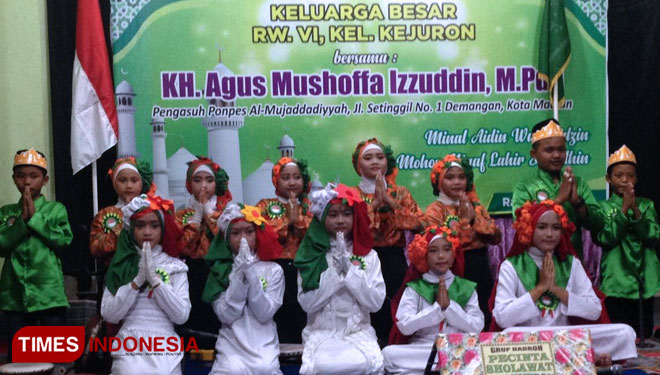 Hadrah Banjari Cilik SDN Kejuron, Kota Madiun Meriahkan Acara Pengajian ...