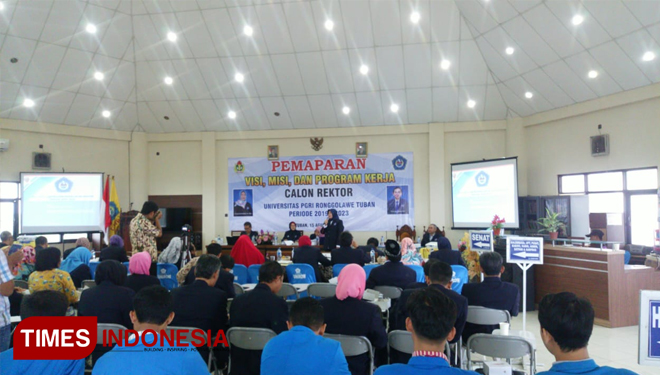 Dua Calon Rektor Unirow Tuban Periode 2019-2023 Paparkan Visi dan Misi ...