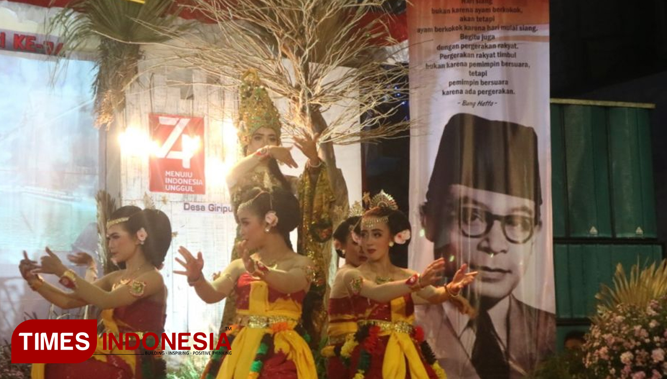 Tahu Berontak, Meriahkan Malam Puncak HUT RI ke 74 di Giripurno Bumiaji ...