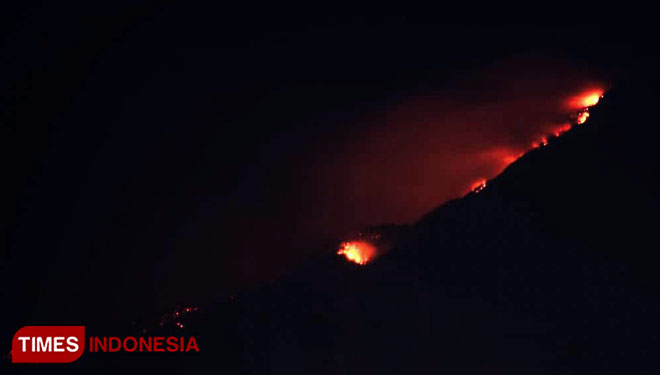 BPBD Banyuwangi Catat Masih Ada Satu Titik Api di Gunung Raung - TIMES ...