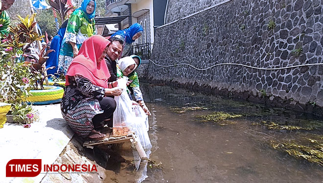 Warga Giripurno Rintis Sungai Wisata, Parit Berair Jernih Diisi Ikan ...
