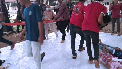 Gelar Pelatihan Sibat, Masyarakat Desa Gumantar Siap Hadapi Gempa ...