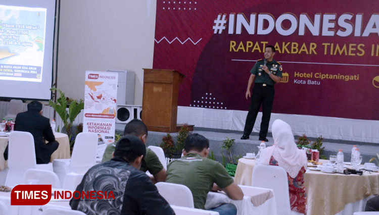 Hadiri Rapat Akbar TIMES Indonesia, Danrem 083/Bdj: Kalau Mau Maju ...
