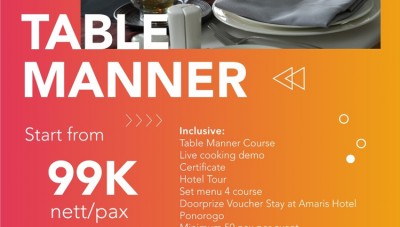 Buruan Daftar, Paket Istimewa Table Manner Hotel Amaris Ponorogo ...