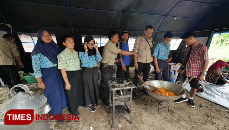 Tagana Kota Madiun Bekali Pelajar SMP Penanggulangan Bencana - TIMES ...