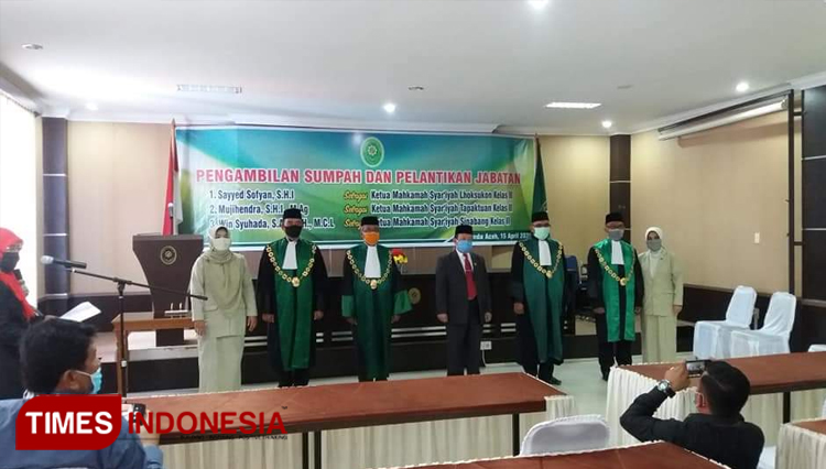 Tiga Mantan Hakim Jadi Ketua Pengadilan Mahkamah Syariyah Di Aceh Times Indonesia