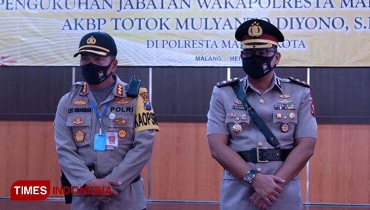 Resmi, AKBP Totok Mulyanto Diyono Jadi Wakapolresta Malang Kota - TIMES Indonesia