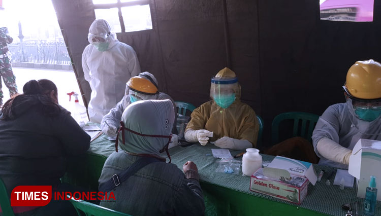 Rapid Test di Pasar Lawang Kabupaten Malang, Banyak Pedagang Ketakutan ...