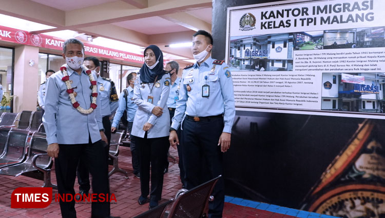 Menuju WBK-WBBM, Kemenkumham RI Tinjau Pelayanan Kantor Imigrasi Malang - TIMES Indonesia