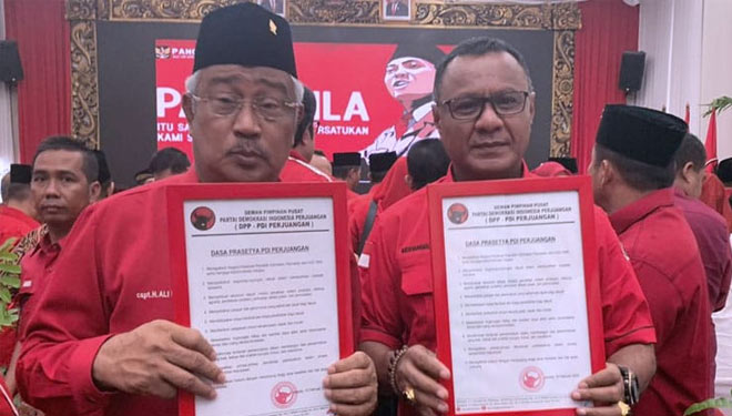 Pasangan AMAN Resmi Terima Rekomendasi PDI Perjuangan di Pilkada Tikep ...