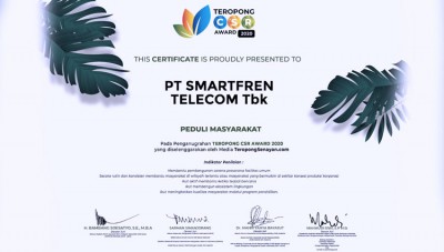 Smartfren Raih Perhargaan CSR Terbaik Kategori Peduli Masyarakat - TIMES Indonesia
