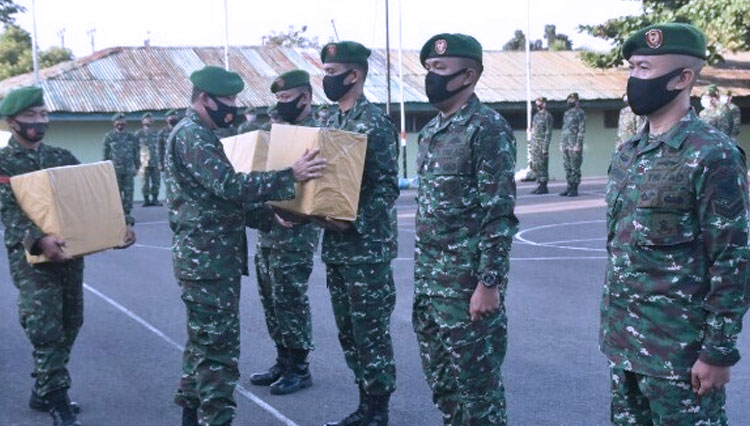 Prajurit Korem 044 Gapo Berprestasi Diberikan Penghargaan - TIMES Indonesia