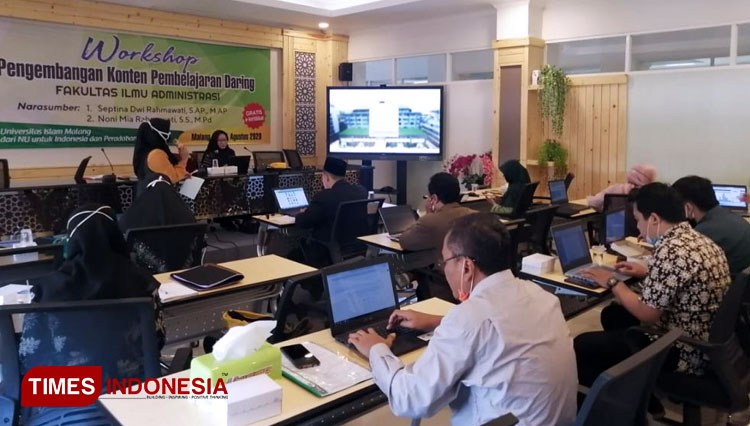 Workshop Pengembangan Konten Pembelajaran Daring FIA Unisma Malang ...