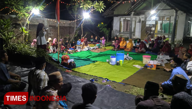 Peringati HUT 75 RI, Warga Desa Brodot Jombang Gelar Malam Tirakatan - TIMES Indonesia