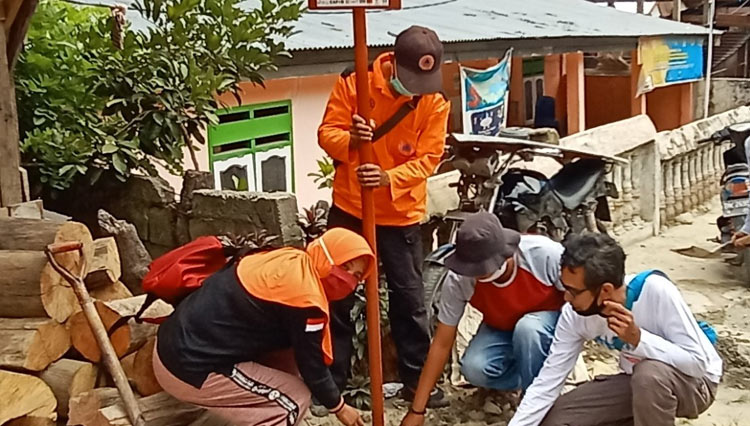 YPI-CRS Pasang Rambu Rawan Bencana untuk Masyarakat Sigi - TIMES Indonesia