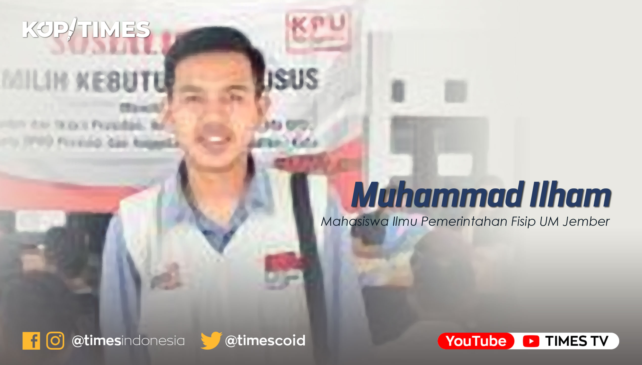 Pemilukada dan Kaum Marjinal di Tengah Pandemi - TIMES Indonesia