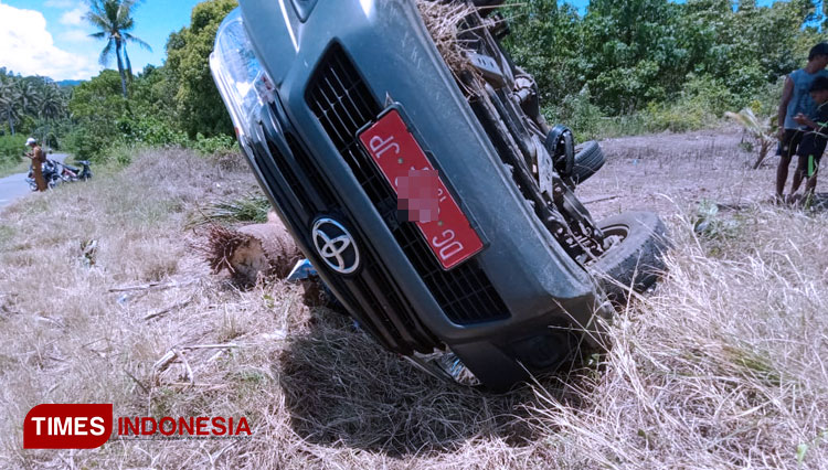 Mobil Satpol PP Pulau Morotai Kecelakan, Satu Korban Meninggal Dunia ...