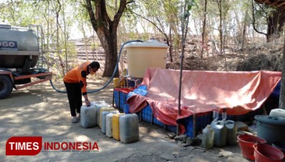 BPBD Ponorogo Droping 600 Ribu Liter Air Bersih untuk Warga - TIMES Indonesia