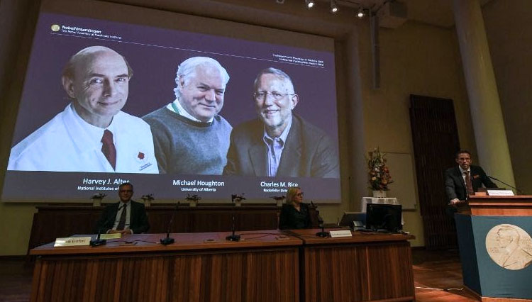 Tiga Ilmuwan Penemu Virus Hepatitis C Menerima Nobel - TIMES Indonesia