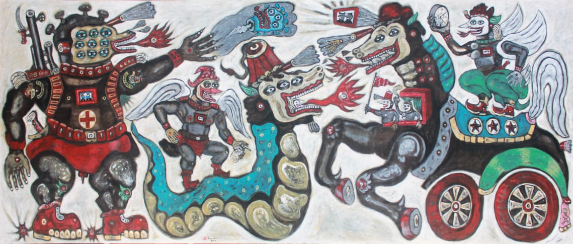 Pameran Tunggal Karya Heri Dono Singgung Isu Pandemi Covid-19 - TIMES ...