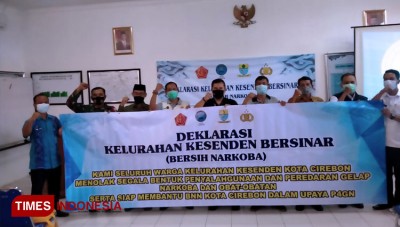 Perangi Narkoba, BNN Kota Cirebon Deklarasikan 5 Kelurahan Bersinar - TIMES Indonesia