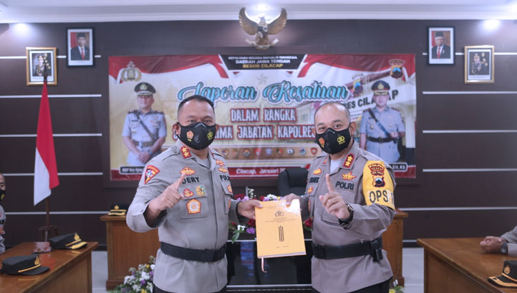 Polres Cilacap Laksanakan Laporan Satuan Sertijab Kapolres Baru - TIMES ...