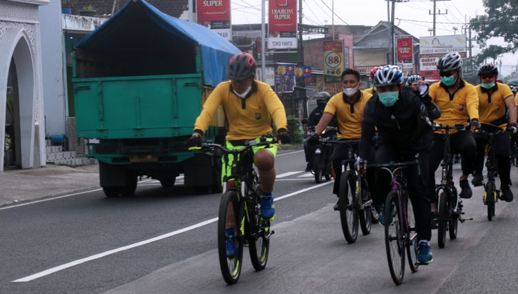 Jaga Imun, Kapolresta Malang Kota Tempuh Gowes 30 KM - TIMES Indonesia