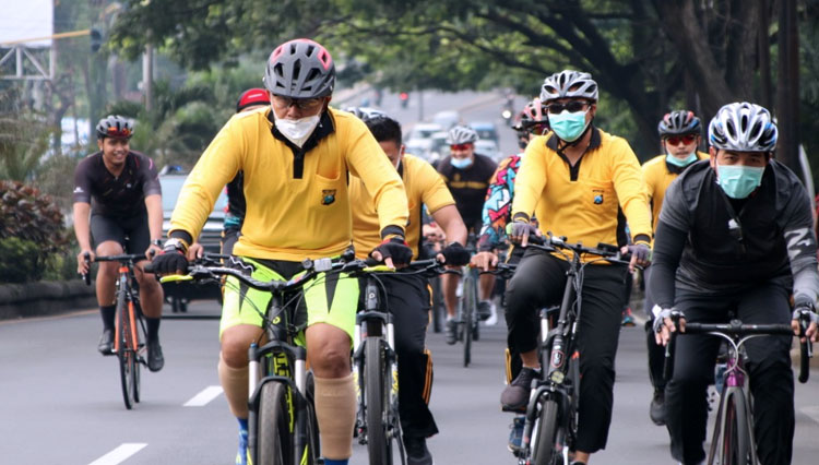 Jaga Imun, Kapolresta Malang Kota Tempuh Gowes 30 KM - TIMES Indonesia