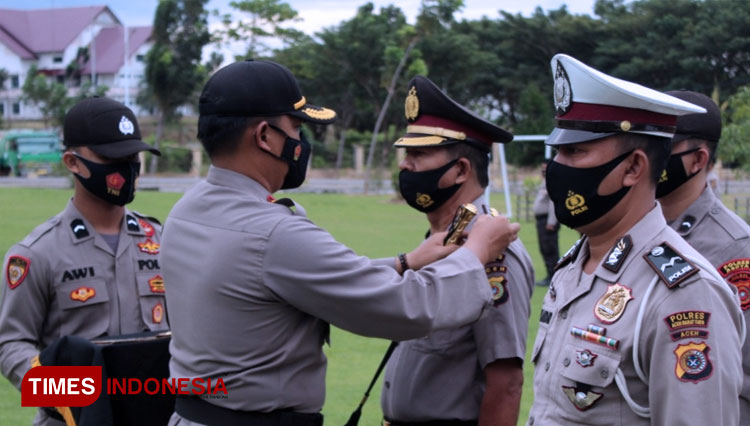 Polres Abdya Aceh Beri Penghargaan 19 Personel, Satu Naik Pangkat ...
