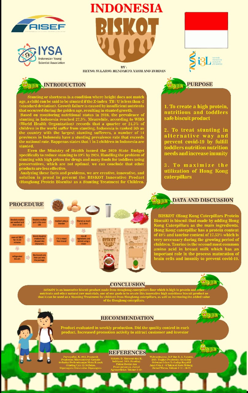 Sulap Larva Ulat Hongkong Jadi Biskuit, Mahasiswa UB Berhasil Raih ...