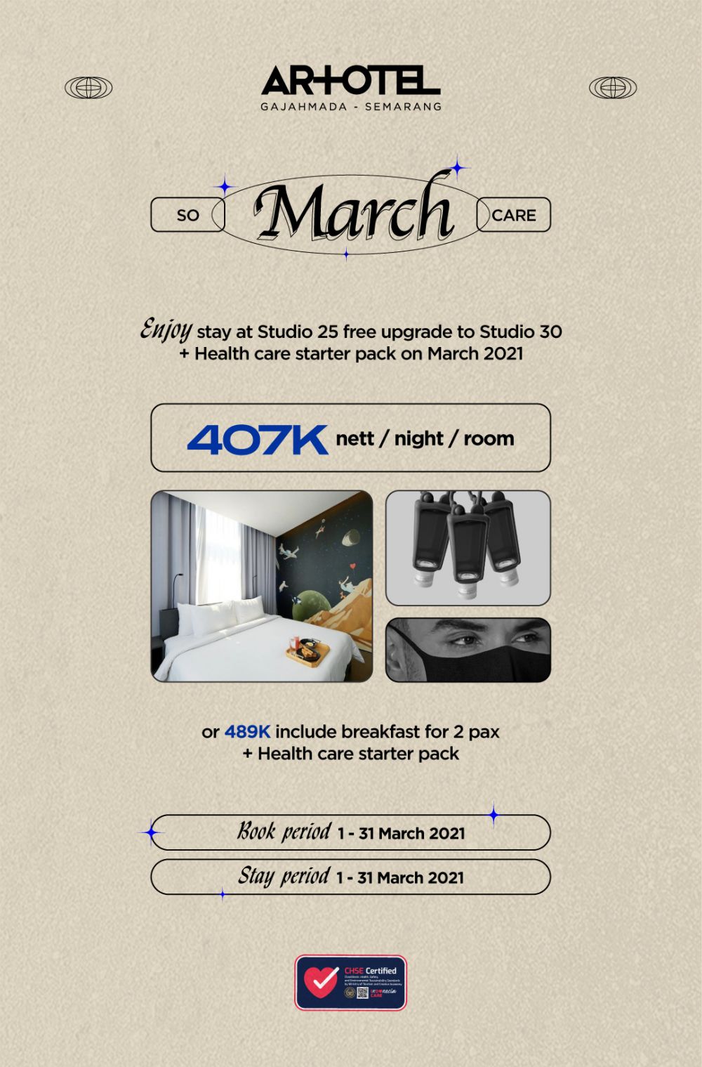 So March Care, Exclusive Promotion from Artotel Gajahmada Semarang ...