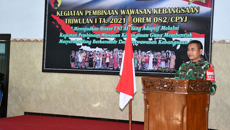 Korem 082/CPYJ Gelar Acara Sosialisasi Pembinaan Wasasan Kebangsaan ...