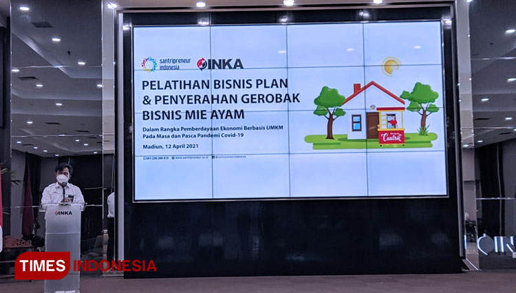 PT INKA Berikan CSR Gerobak Mie Ayam Kepada 30 Orang Santripreneur ...