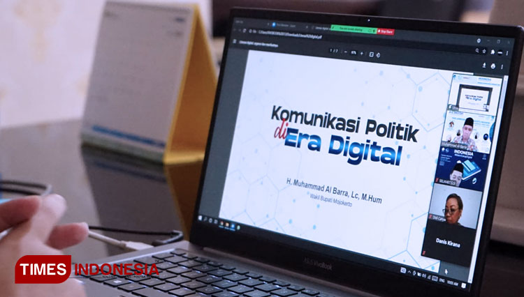 Webinar Makin Cakap Digital, Wakil Bupati Mojokerto: Ayo Produksi ...