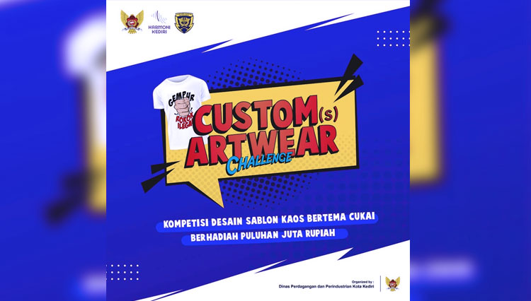 Pemkot Kediri dan Bea Cukai Lomba Desain Kaos untuk Kampanyekan Gempur ...