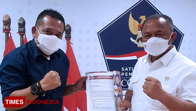 Kepala BNPB Dukung Program Gerebek Vaksin Relawan MBLC - TIMES Indonesia