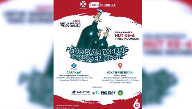 Sambut HUT ke-6, TIMES Indonesia Gandeng MBLC Layani Isi Ulang Tabung ...